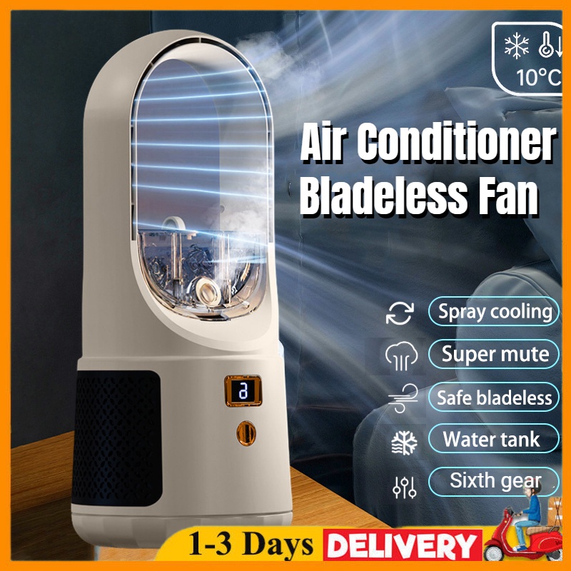 SALE🔥 Portable Mist Fan USB Cooling Fan Air Humidifier Fan 6-speed ...