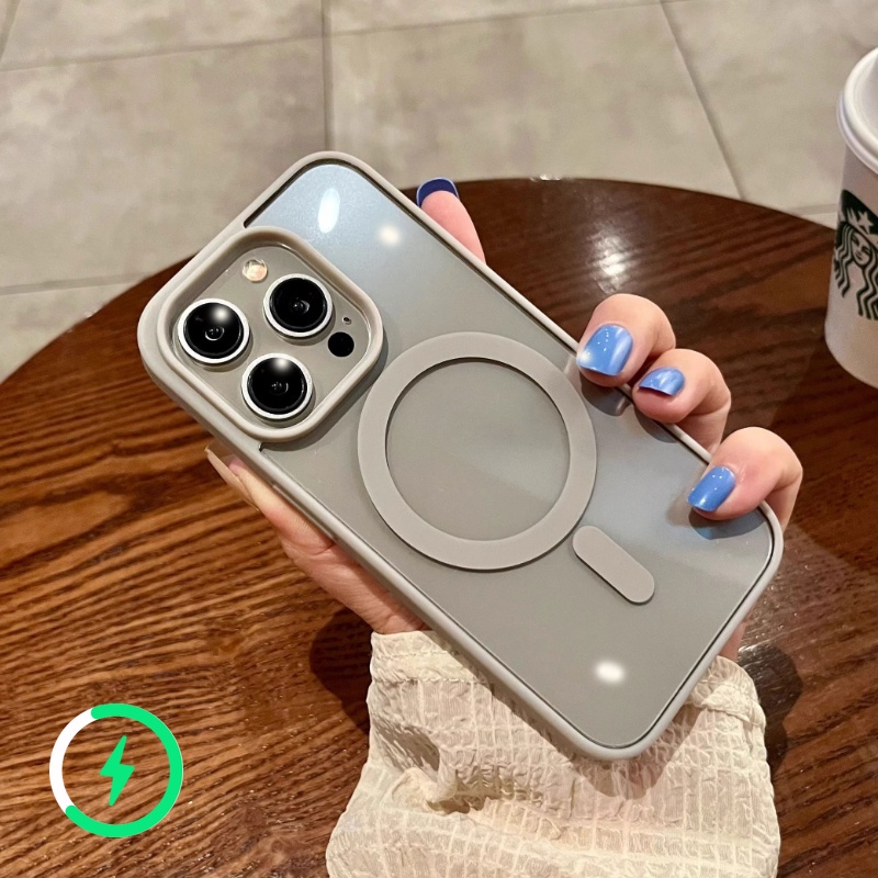 Transparent Hard PC Magnetic Cover For iPhone 12 11 Pro Max X XR XS Max ...