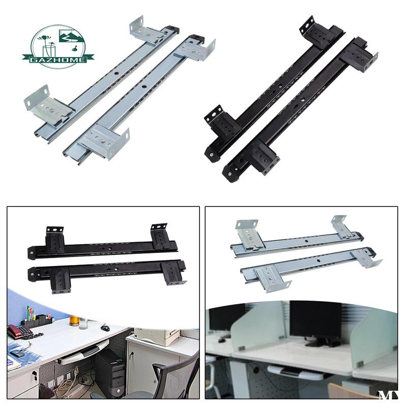 [In Stock] under Desk Slider Track Keyboard Tray Slides Pull Out ...