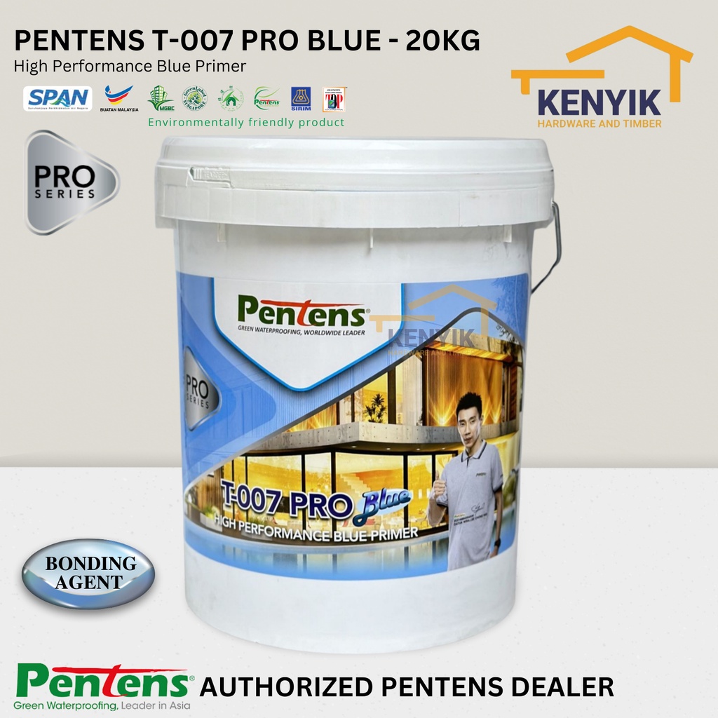 PENTENS 20kg T-007 Pro Blue (High Performance Blue Primer) | Shopee ...