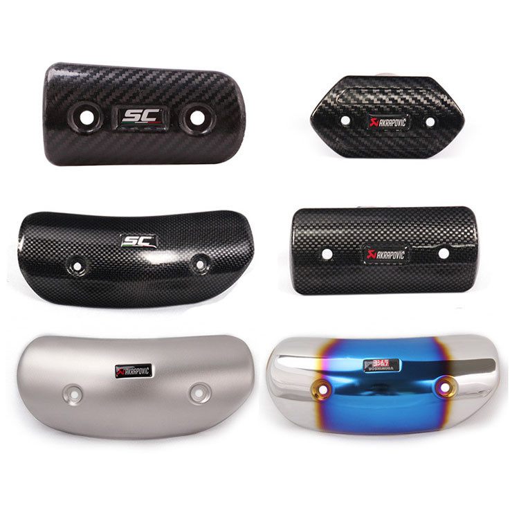 Universal Motorcycle Exhaust Middle Link Pipe Anti Scalding Cover ...