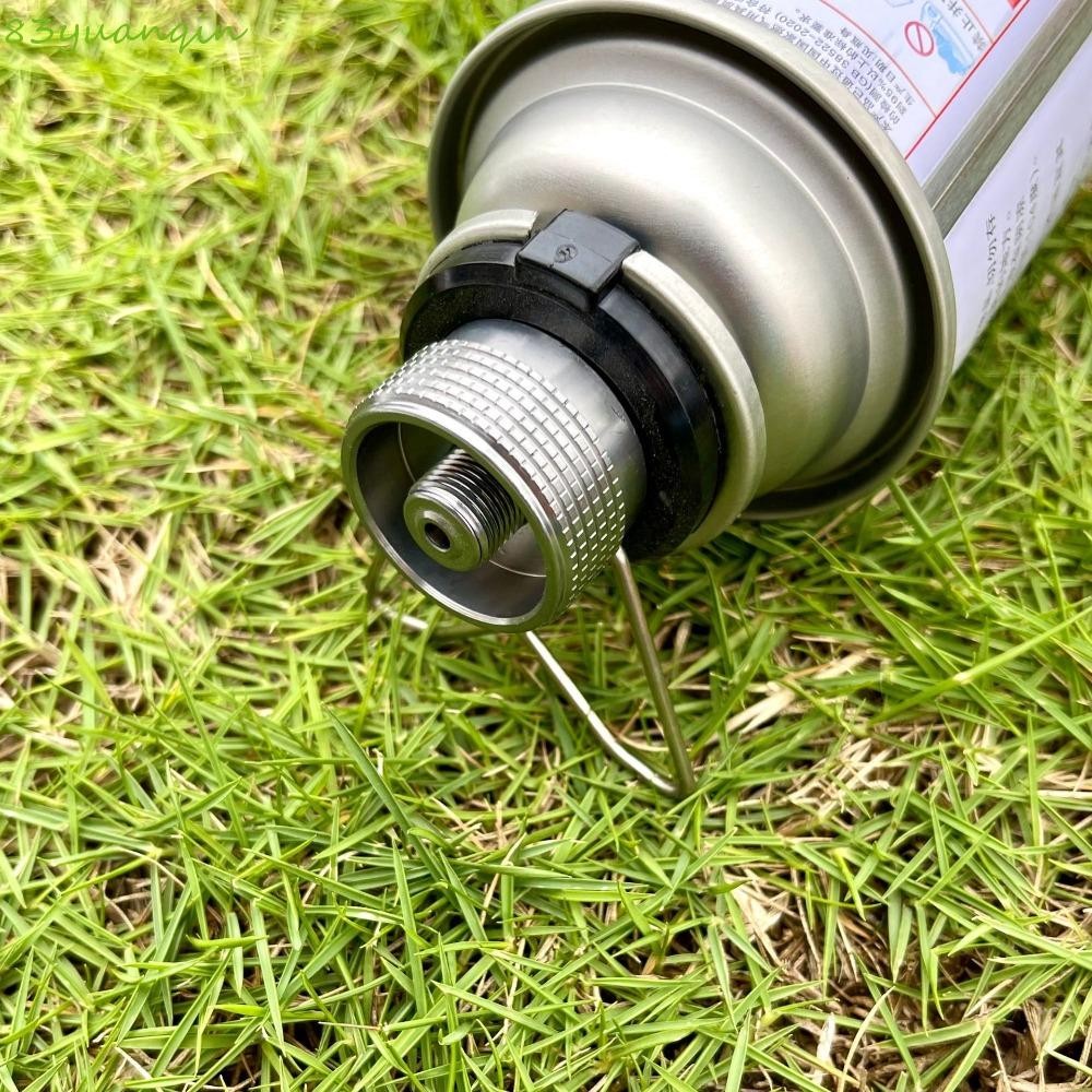 YUANQIN 2pcs Gas Convert Adapter, with Stand Lockable Long Butane Cans ...