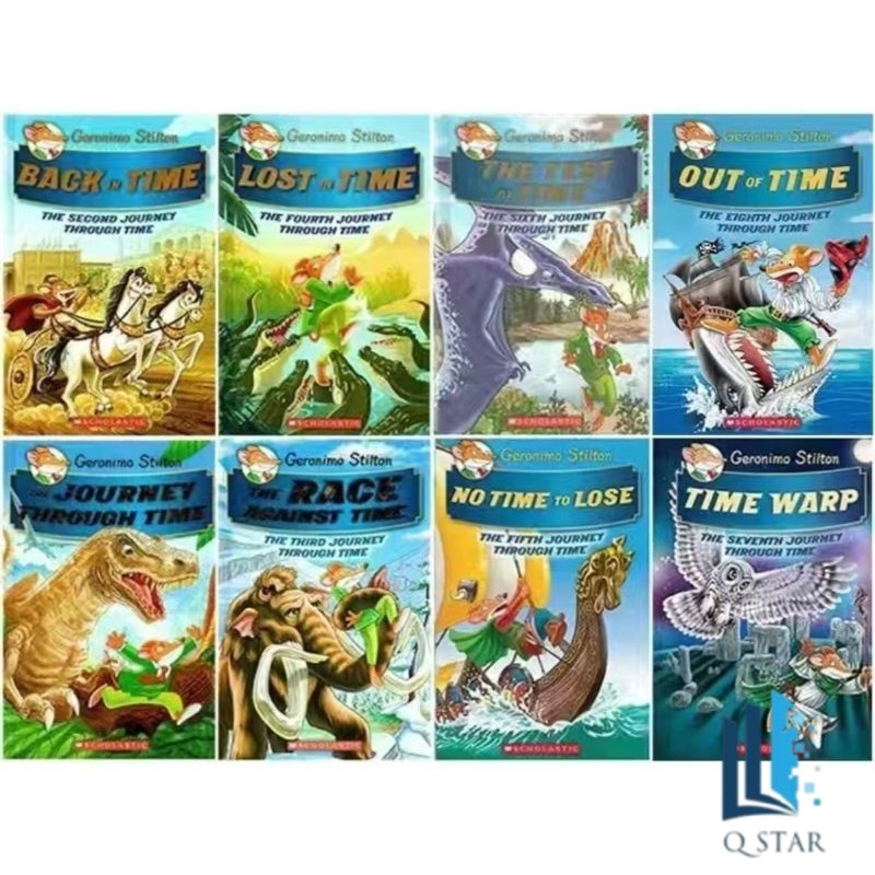 Geronimo Journey Through Time Kids Story Books (Hard Cover)(8 Books ...