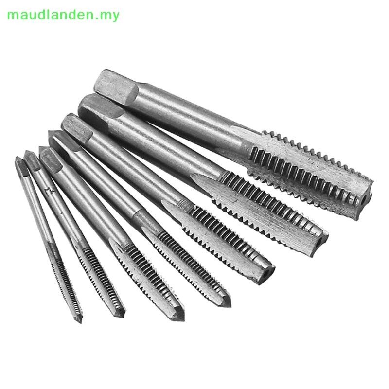 maudlanden 7pcs Male Thread Tap Set Metal Meters Drill Bit M3 M4 M5 M6 ...