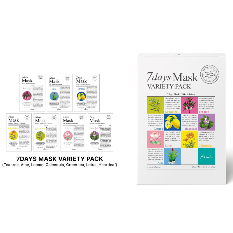 ARIUL 7Days Mask Variety Pack | Shopee Malaysia