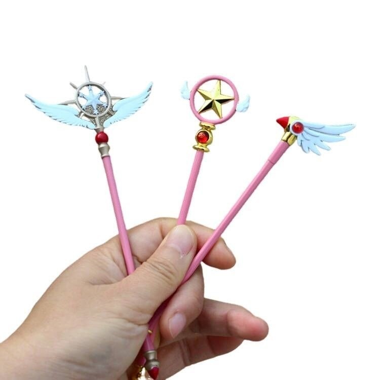 Variety Sakura Magic Wand Magic Card Girl Sakura Wand Head Star Wand ...