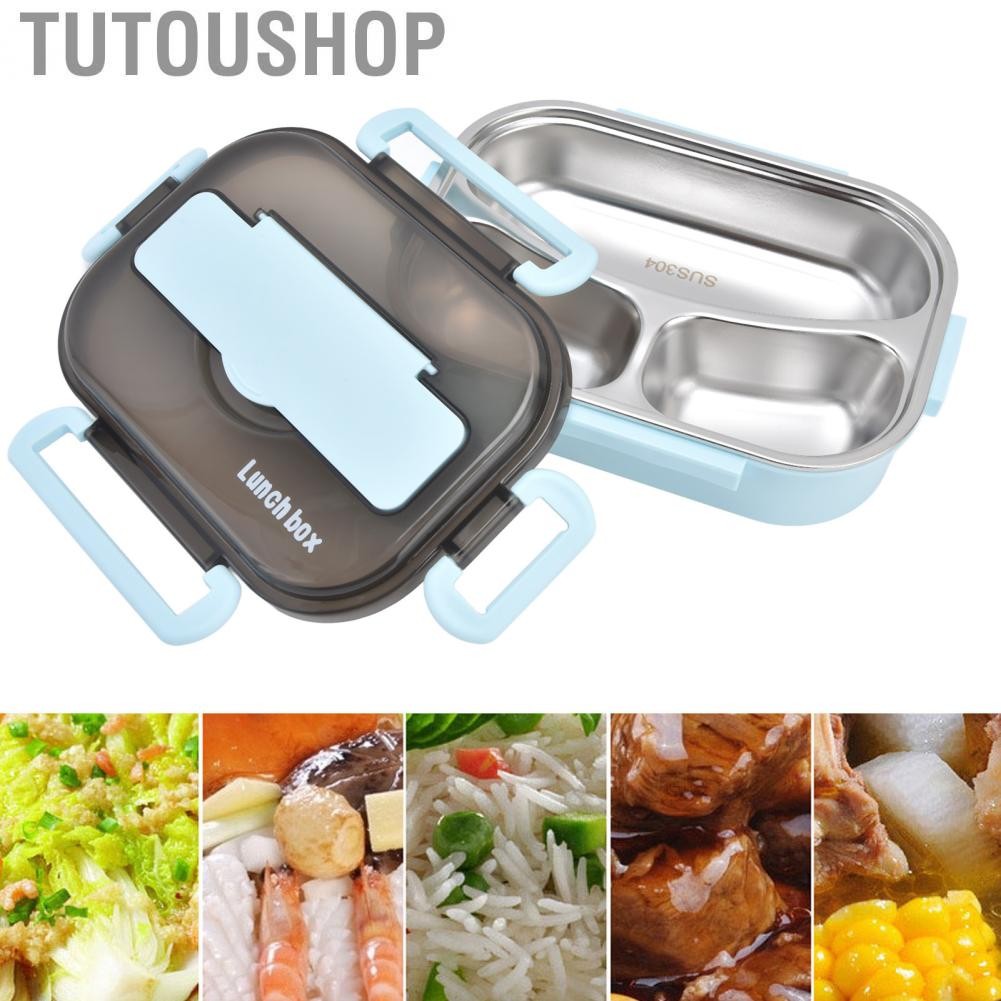 Tutoushop Thermal Bento Box Lunch Compartment Food Grade for School ...