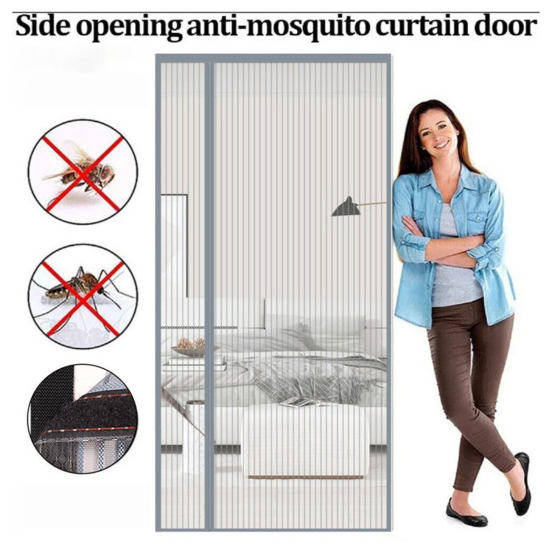 FM- Anti-Mosquito Net Summer Automatic Closing Magnetic Mosquito Net ...