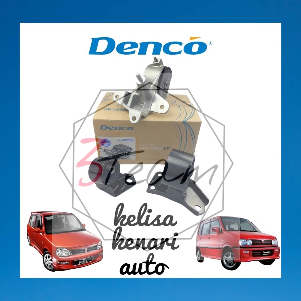 Denco Perodua Kenari Kelisa Engine Mounting Kit Set [Auto] Original ...