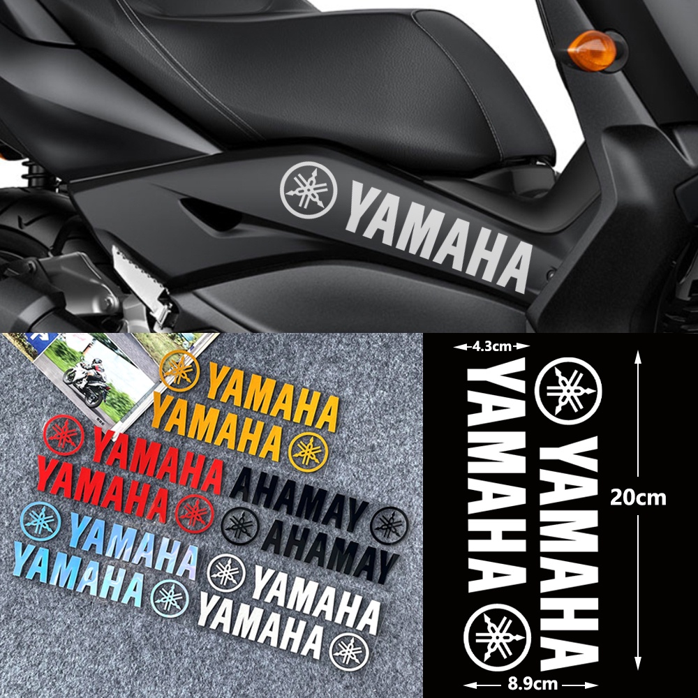 Yamaha Logo Stickers Reflective Motorcycle Front Windshield Fairing ...