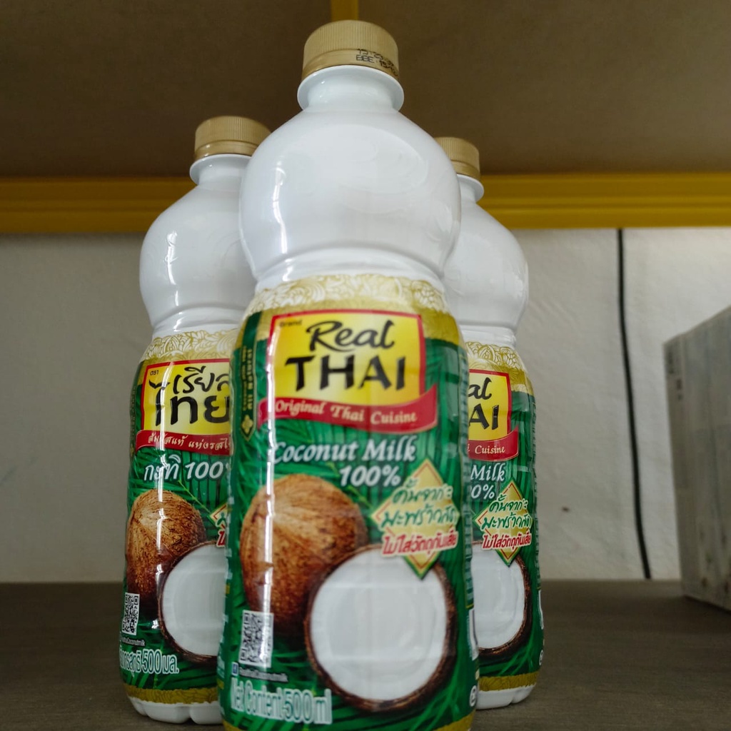 泰国椰奶 Real Thai Coconut Milk 500ml Real Thai Brand Coconut Milk 100% ...
