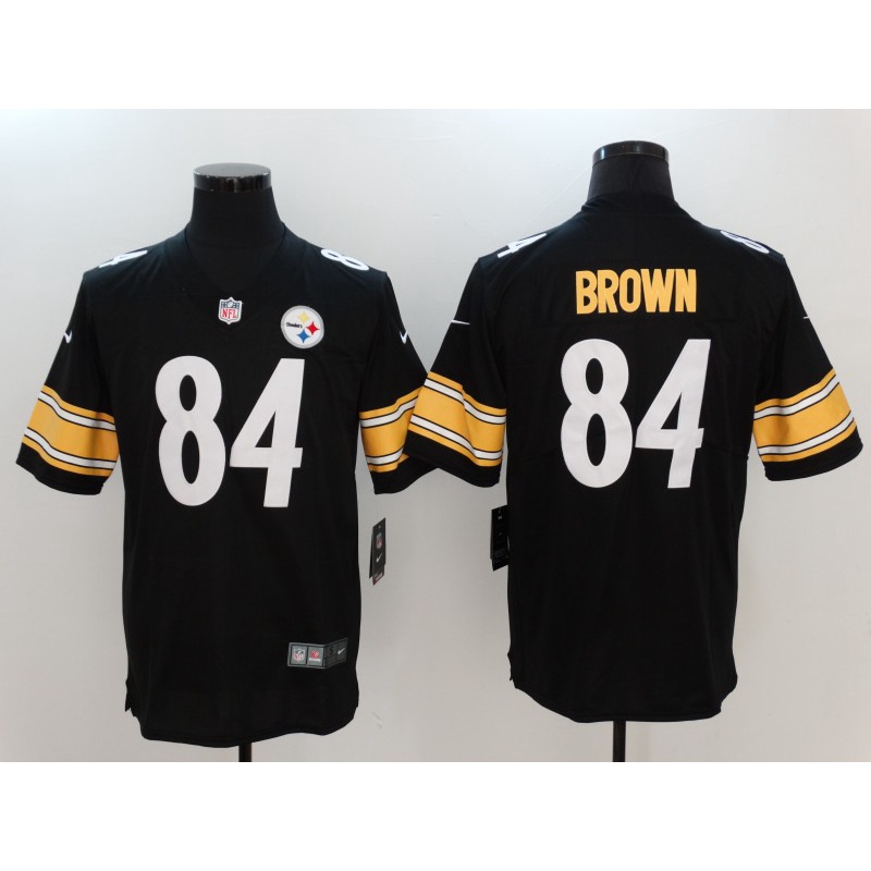 NFL Pittsburgh Steelers #78 Villanueva #84 Brown Football Jersey Rugby ...