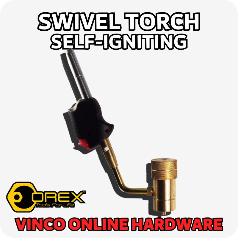 OREX Swivel Torch Self-Igniting Brazing Torch Gas Torch PRO-8390 ...