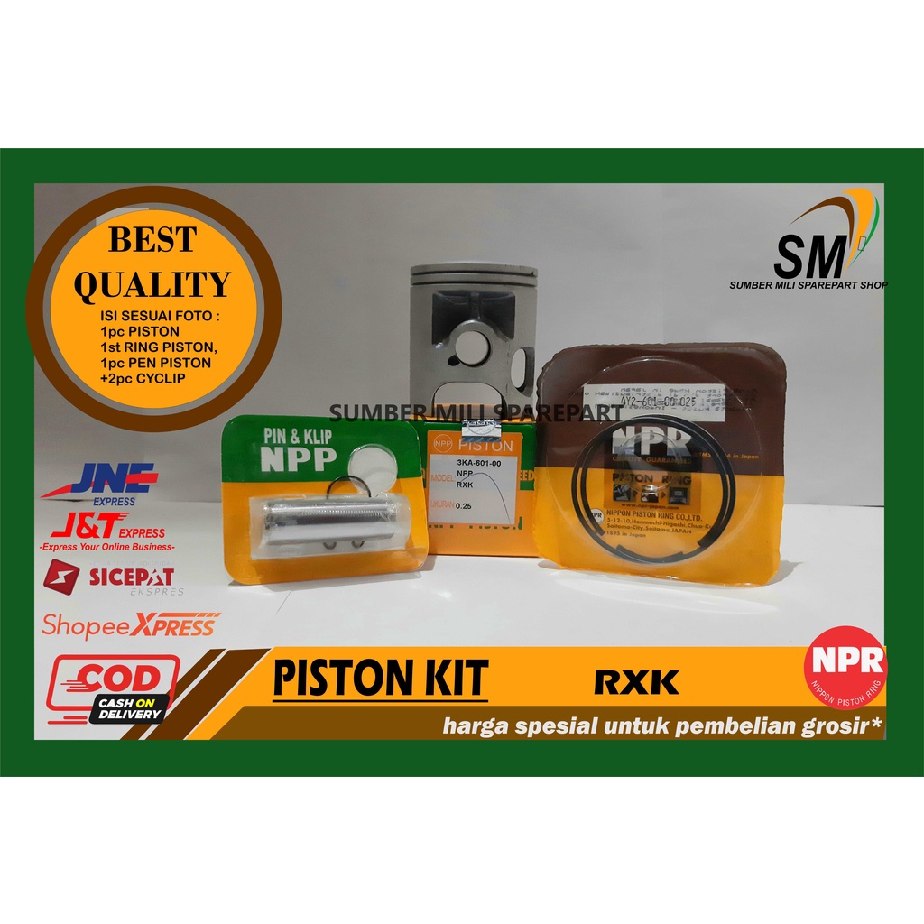 Piston KIT SEHER SEKER RX-King RXK Npp std 25 50 75 100 125 150 175 200 ...