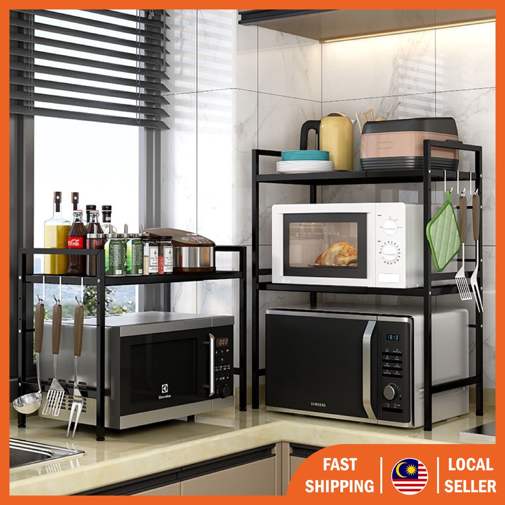 Microwave Rack Oven Rack Kitchen Rack Storage Rack Kitchen Organizer ...