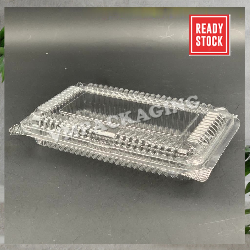 OPS - L03H - BENXON Plastic Tray with Lock [ 50pcs± ] Bakery Disposable ...