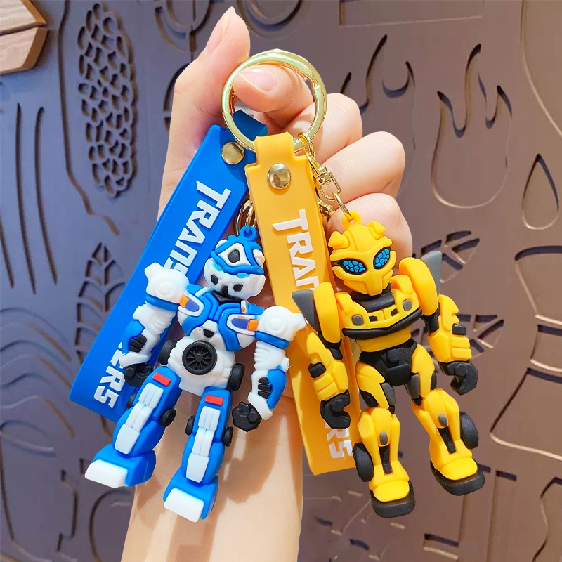 Transformers Key Chain Cartoon Optimus Prime Bumblebee Cars and Bags ...