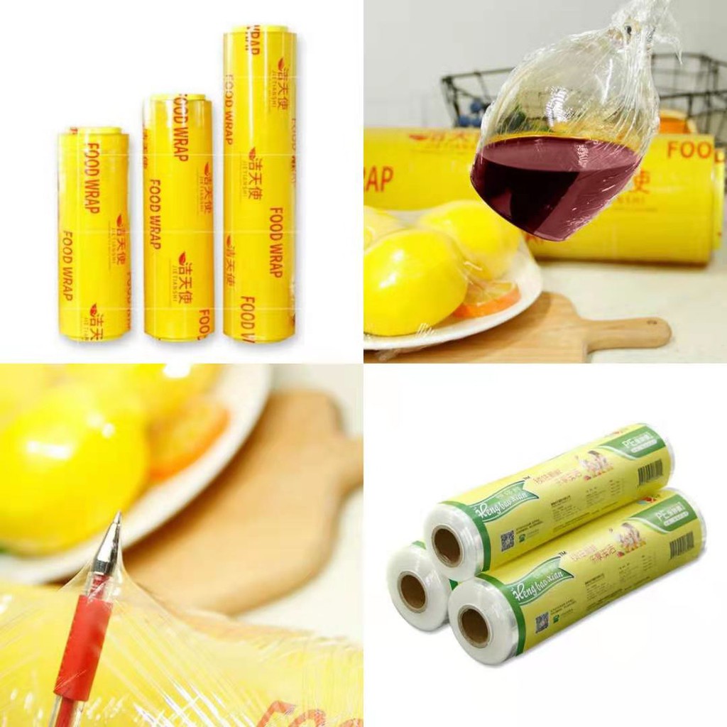 Food Plastic Wrap Large Roll Plastic Wrapping Film Cling Wrap Film ...