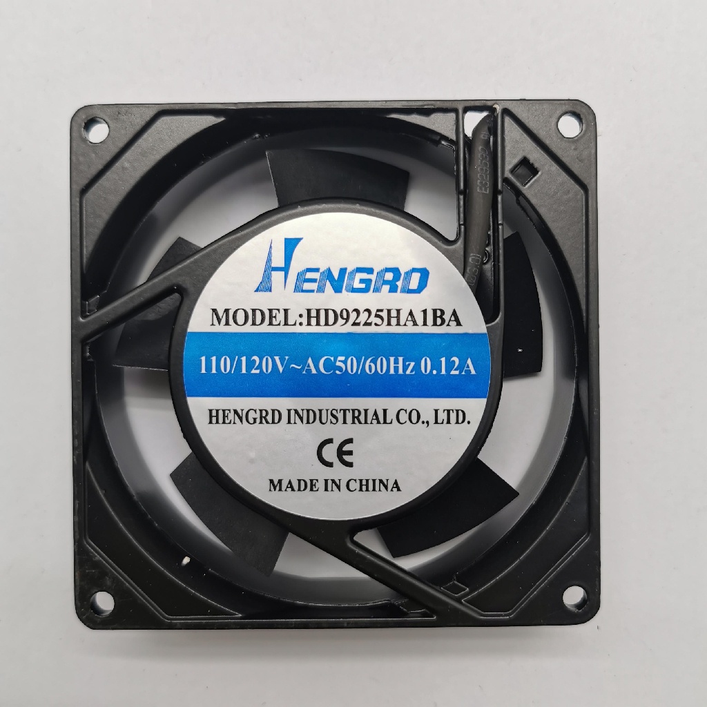 HENGRD 110/120VAC Axial Blower Fan with Ball Bearing 92 x 92 x 25mm (HD9225HA1BA) | Shopee Malaysia