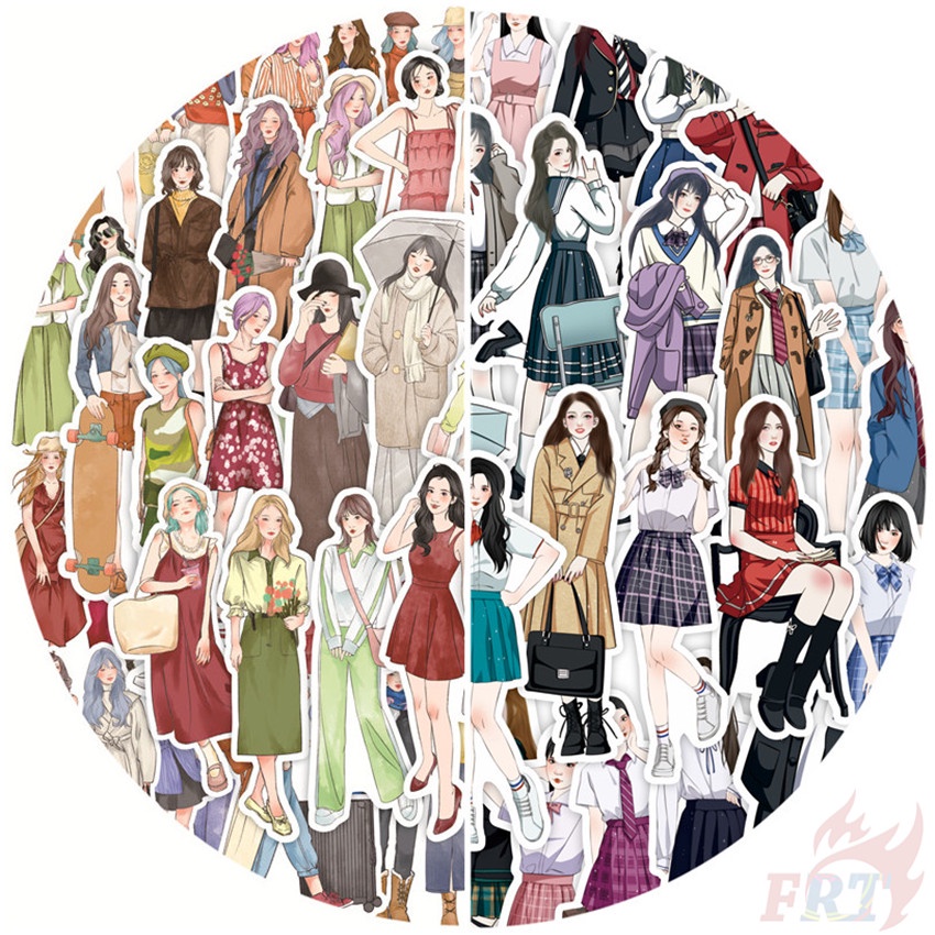 140Pcs/Set Preppy Style . Academy Uniform Girls & Shy Mori Girls ...
