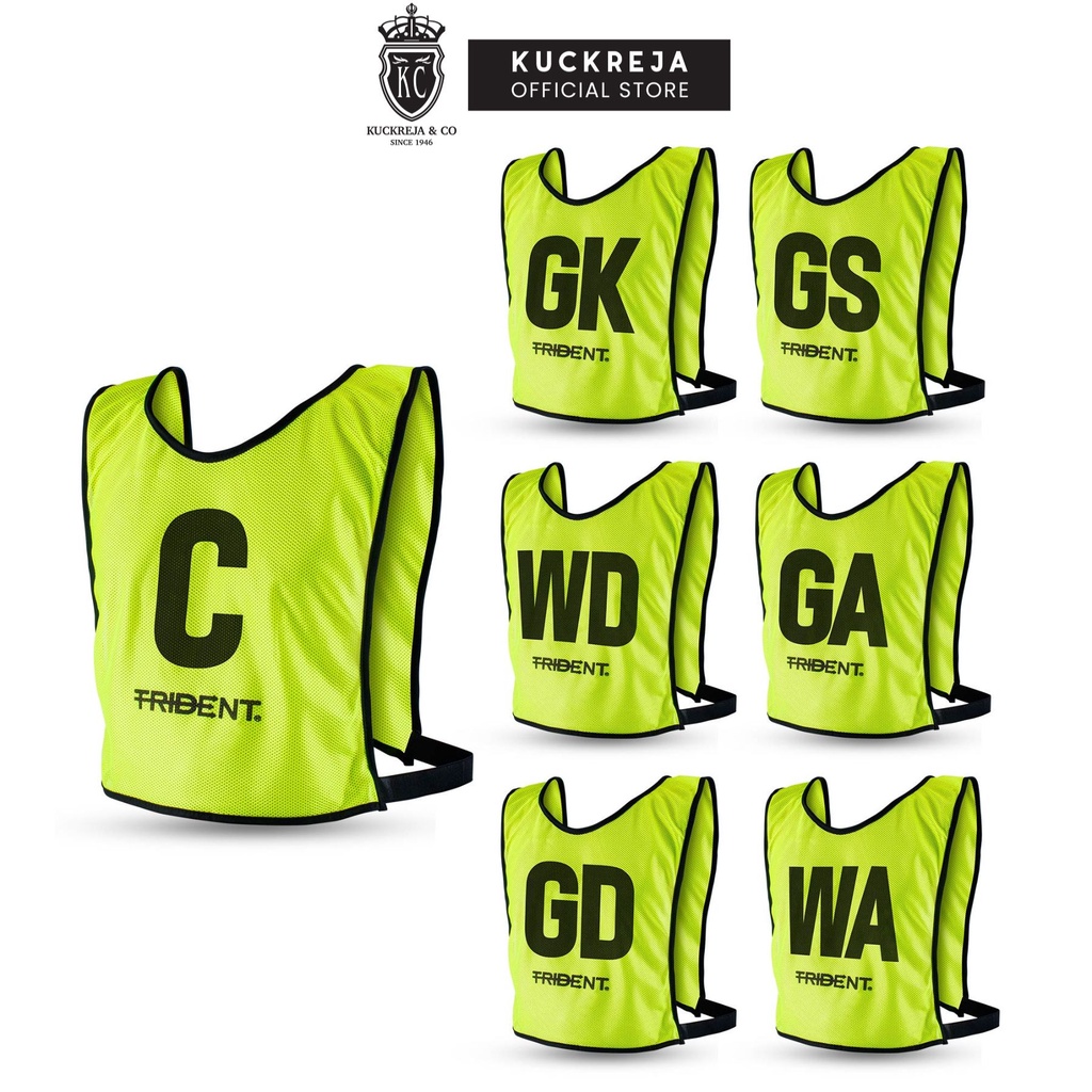 Trident Netball Bibs Set - Yellow (Senior, Junior) | Shopee Malaysia