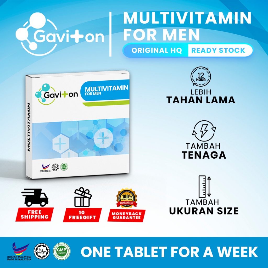 MULTIVITAMIN GAVITON FOR MEN FITNESS | Shopee Malaysia