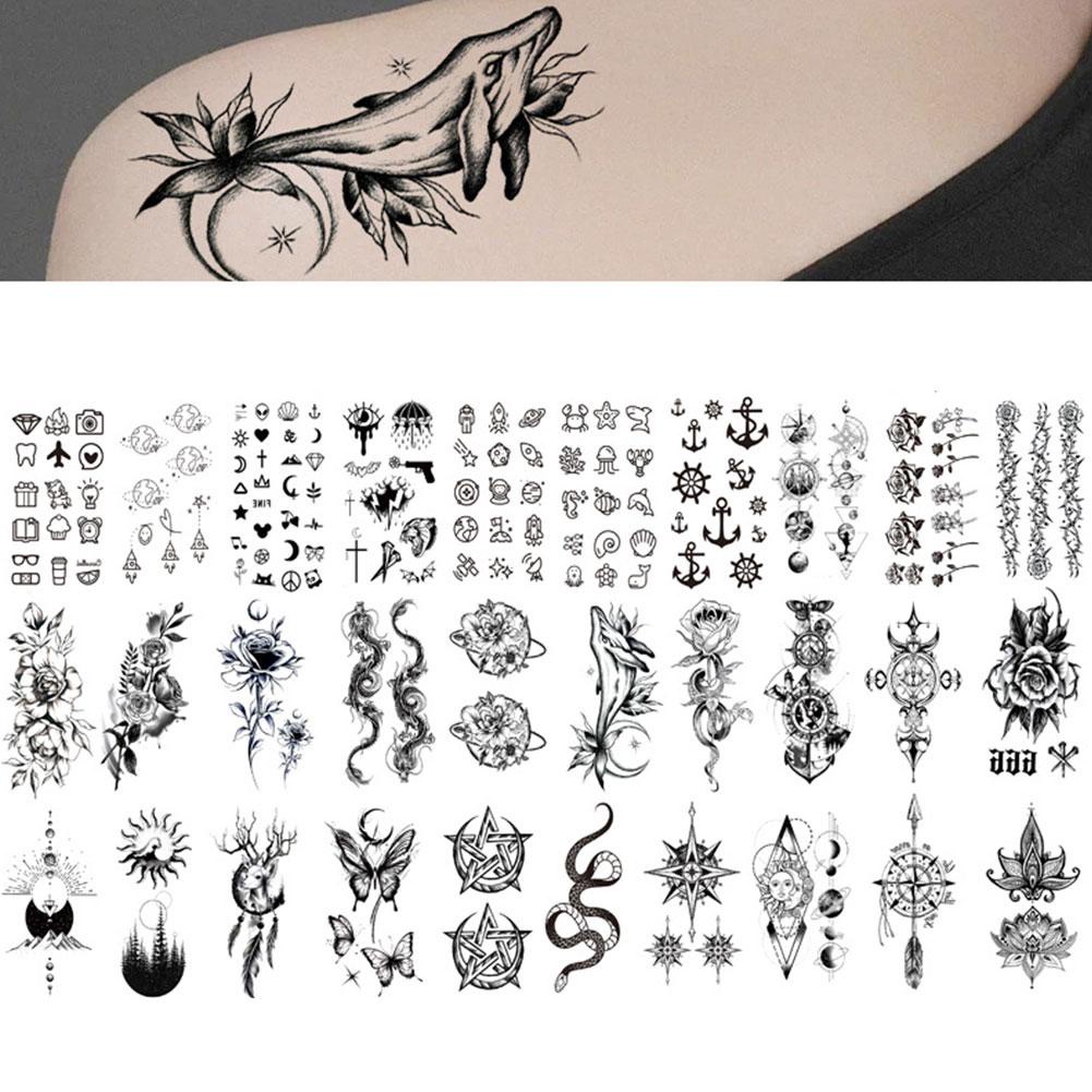 Temporary Tattoo Stickers Waterproof Long Lasting Tattoo Waterproof ...