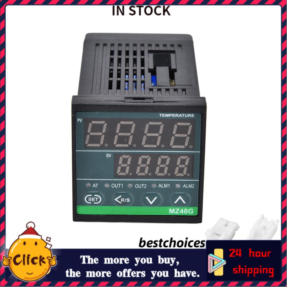 Bestchoices Digital Temperature Regulator 2 Output PID Controller ...