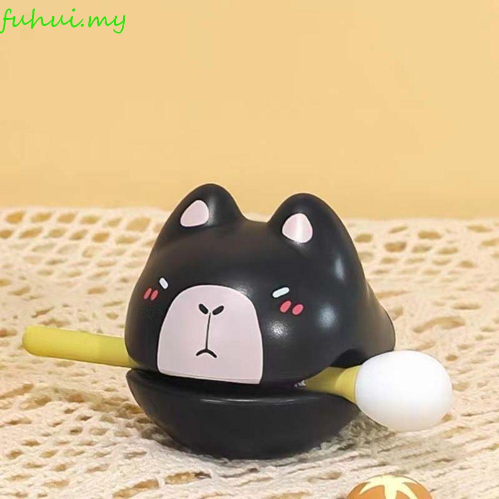 FUHUI Wooden Carving Ornaments, Capibara Wooden Fish Capibara Small ...