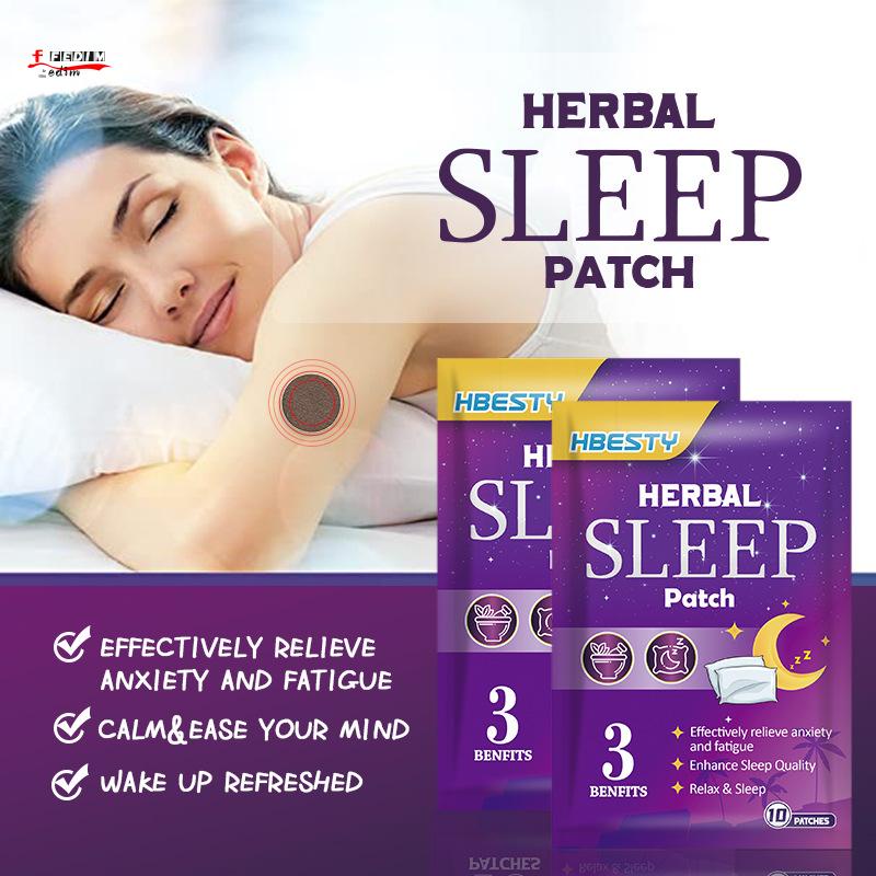 10pcs Sleep Promoting Patch Organic Herbal Sleeping Massage Relax ...