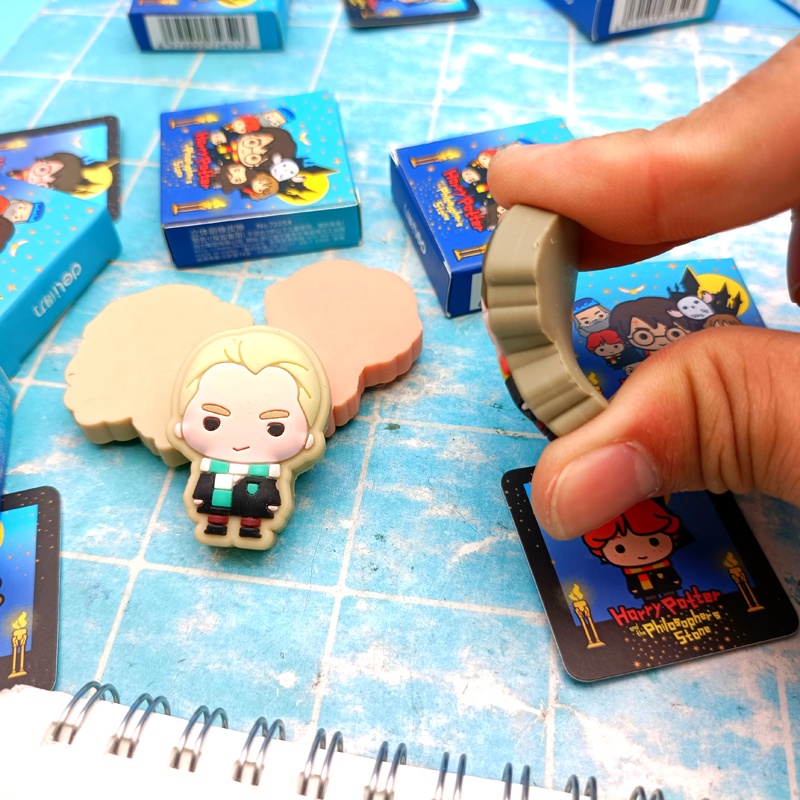 1pcs Deli x Harry Potter Co Branded Blind Box 3D Eraser Cartoon ...
