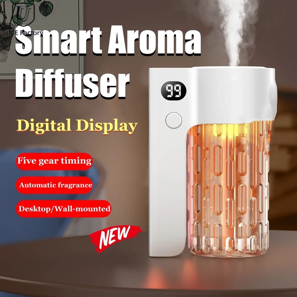 Rechargeable Aroma Diffuser Digital Display Air freshener spray ...