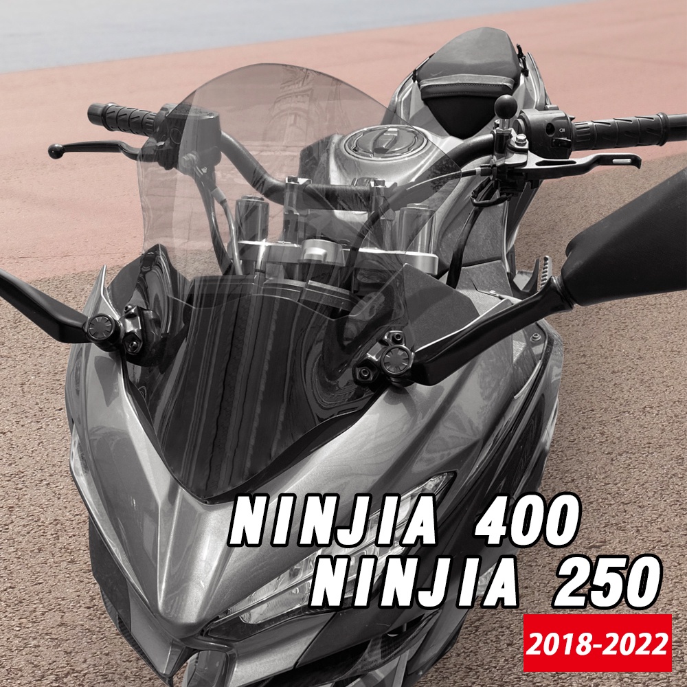 Motorcycle Accessories NINJA 400 Windscreen Windshield Flyscreen ...
