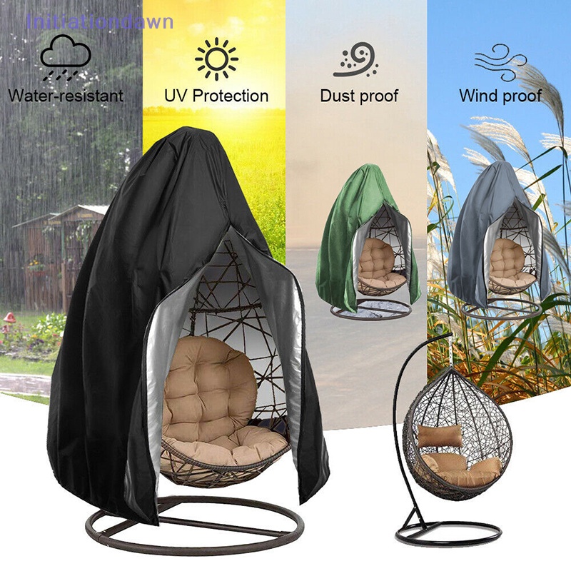 [Initiationdawn] Hanging Chair Cover With Zipper Anti UV Sun Protector ...