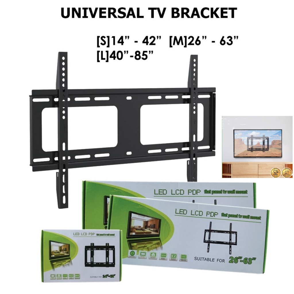 DIY.Tools 14''-42"/ 26‘’-63" / 40‘’-80‘’ (LCD/LED/PLASMA) TV WALL MULTI ...