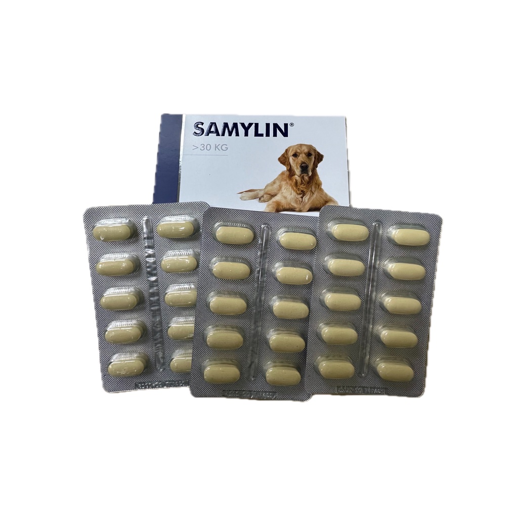 VETPLUS SAMYLIN LIVER SUPPLEMENT FOR DOGS AND CATS (10 OR 30 TABLETS ...