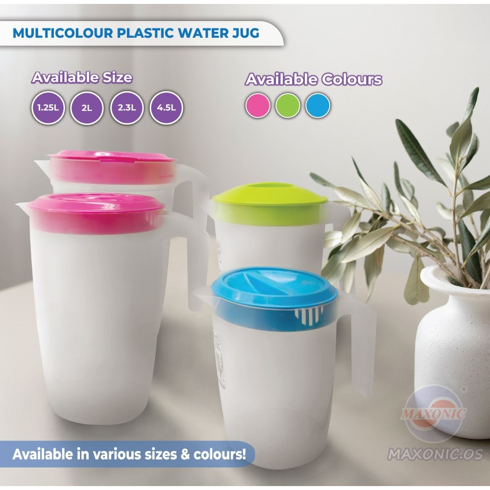 Maxonic 1 Liter Plastic Water Jug / Jug Air Plastik | Shopee Malaysia