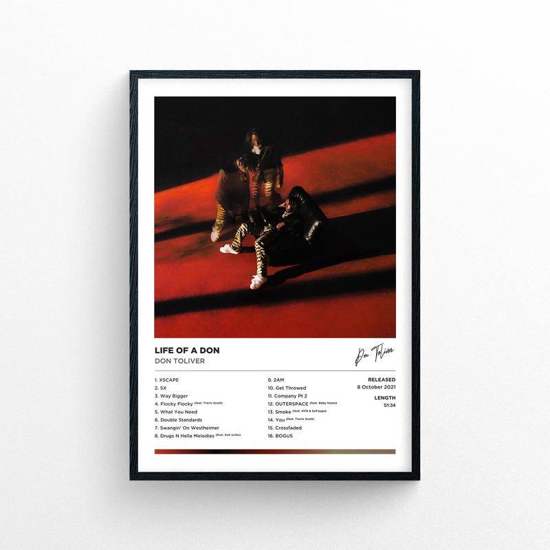 Don Toliver - Life of a DON Poster Print - Unframed | Polaroid Style ...
