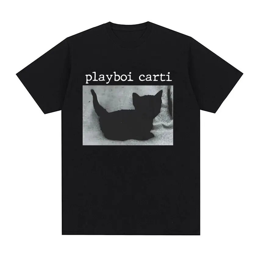 Playboi Carti Cat 2023 New Graphic T Men T Shirts | Shopee Malaysia
