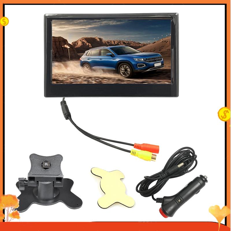 12V-24V 7 Inch TFT LCD Color HD Monitor for Car CCTV Reverse Rear View ...