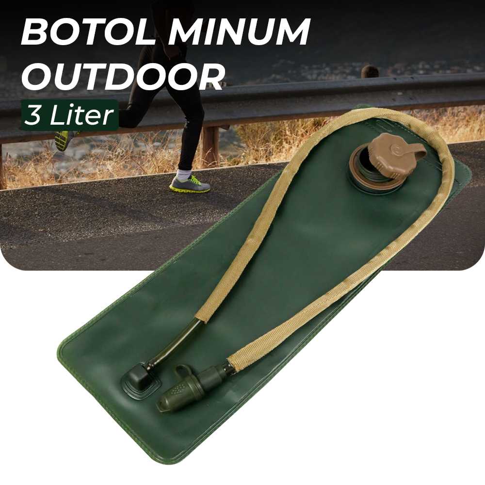 3 Liter Outdoor Water Bag Folding Drinking Bottle - Y8 | Shopee Malaysia