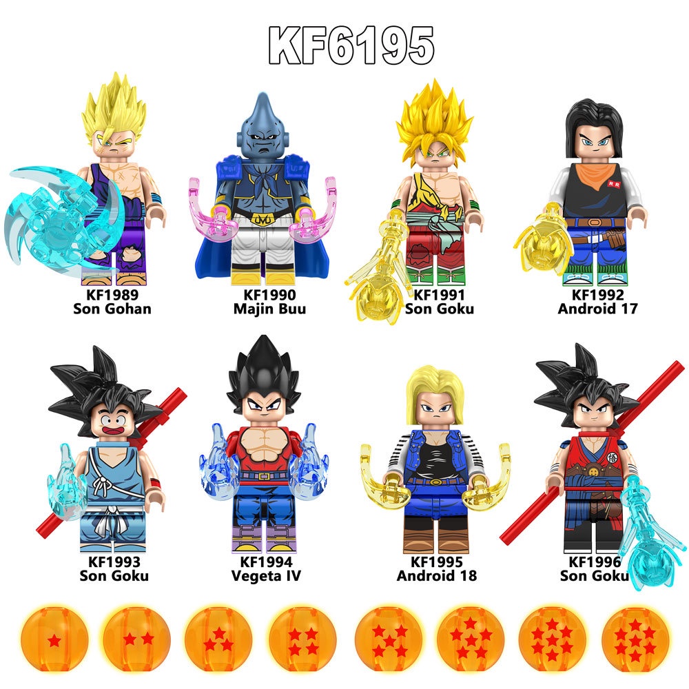 Dragonball Son Gohan Building Blocks So Goku Figures Toy Vegeta ...