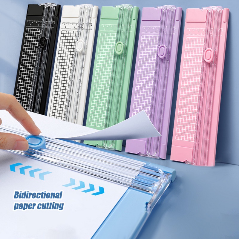 Mini Two-way Paper Cutter Trimmer Safe Convenient Paper Cutter Accurate ...