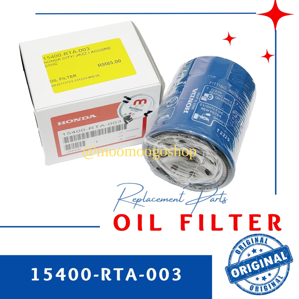 ORIGINAL HONDA OIL FILTER 15400-RTA-003 | Shopee Malaysia