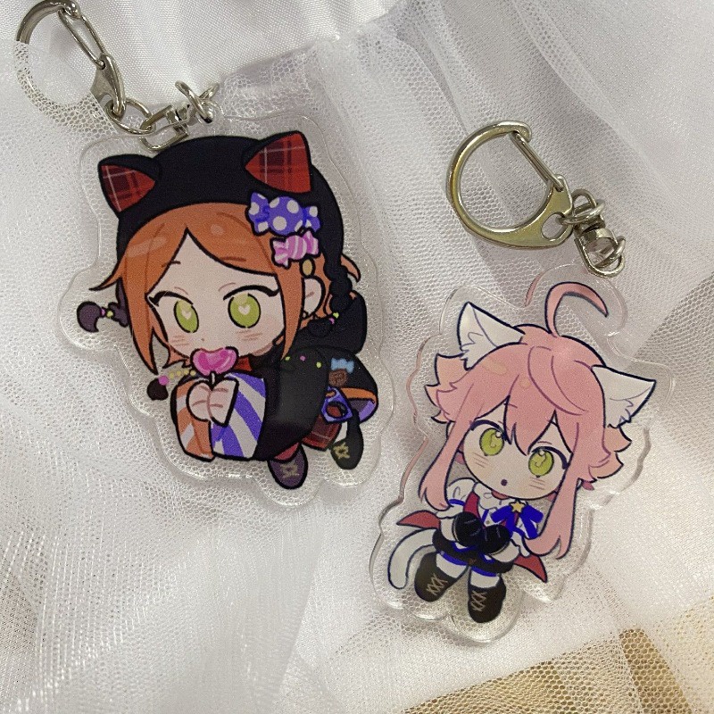 Ensemble Stars Women Keychain Creative Anime Chain for Pants Men Key ...