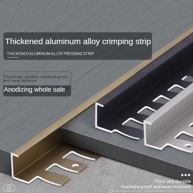 Aluminum Alloy Wood Floor Blank Holding Groove Tile Closing Tape ...