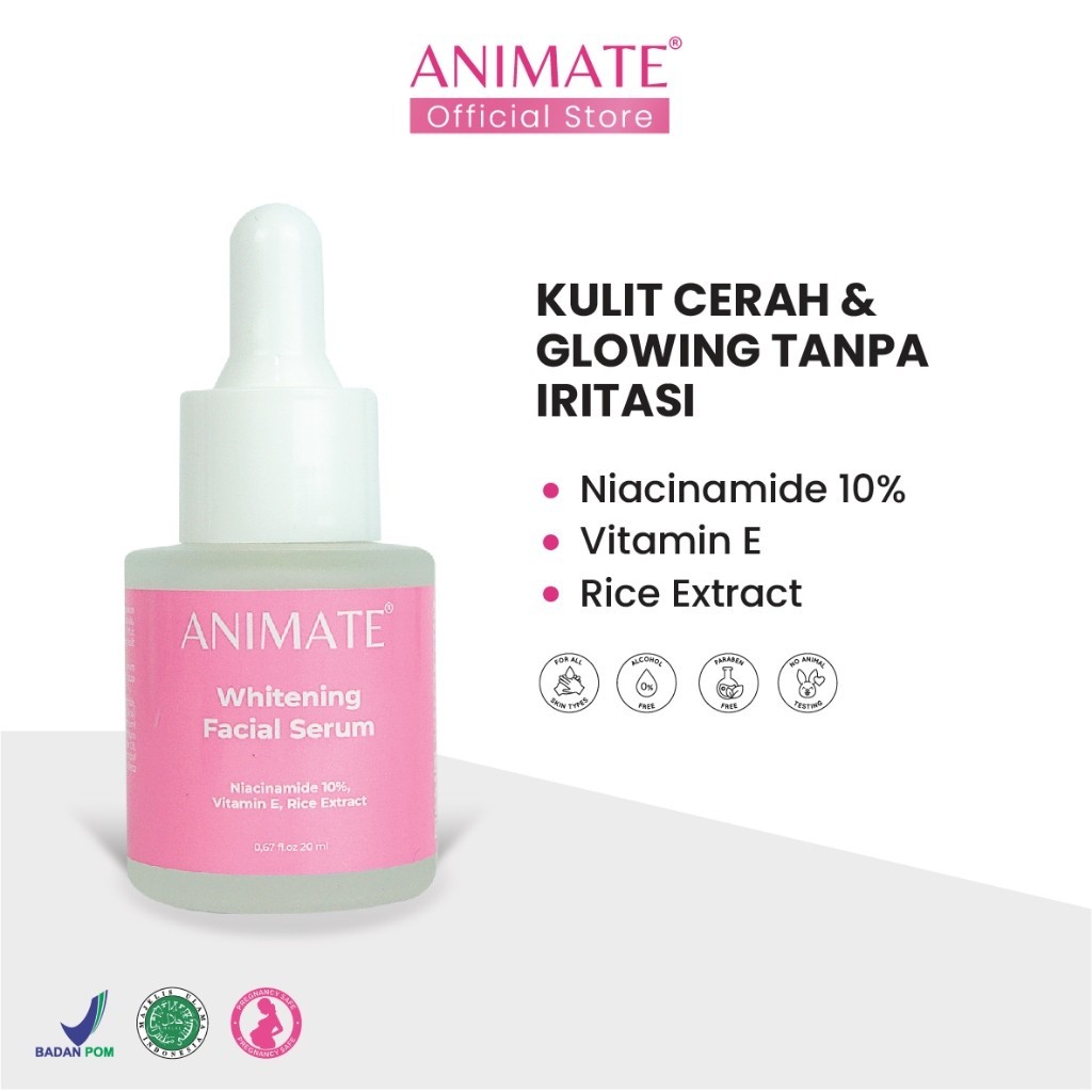 Animate Whitening Facial Serum 20 ml Original / Facial Serum - BC2 ...