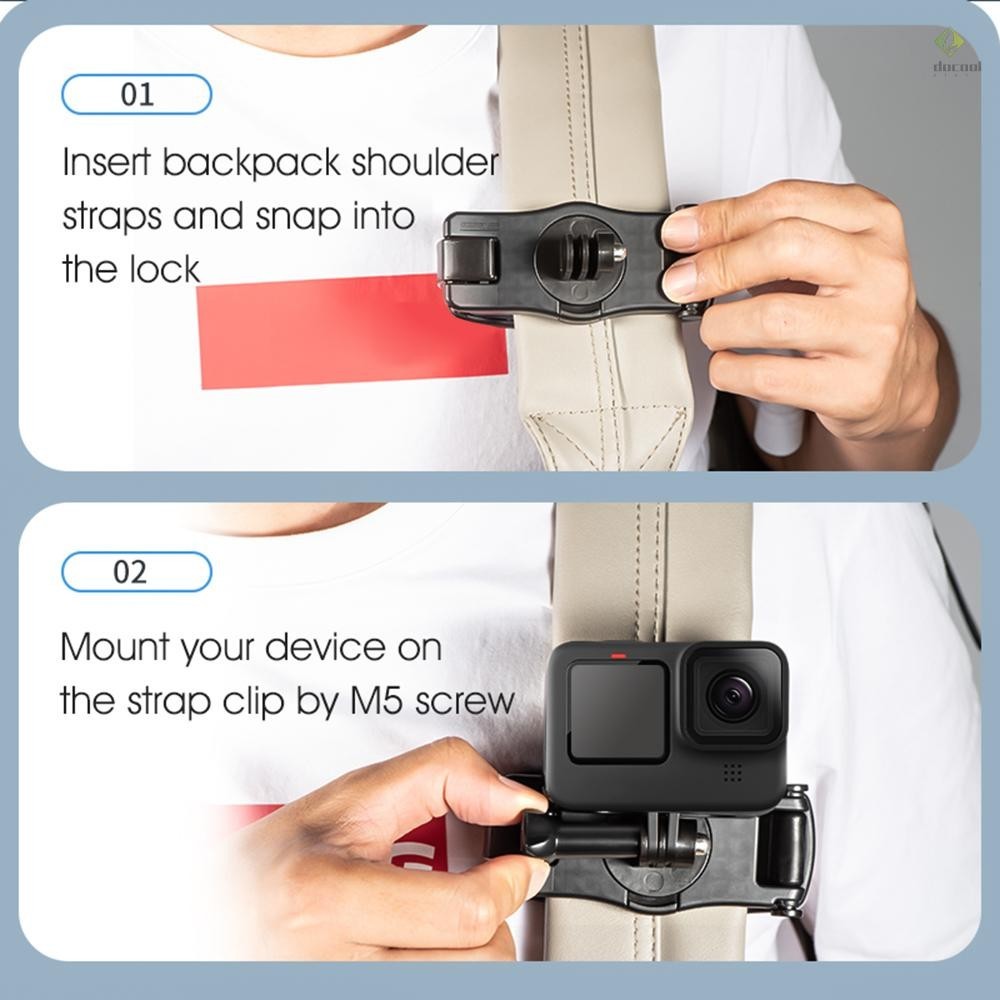 STARTRC Backpack Camera Mount Strap Clip Mount Quick Release 360 ...