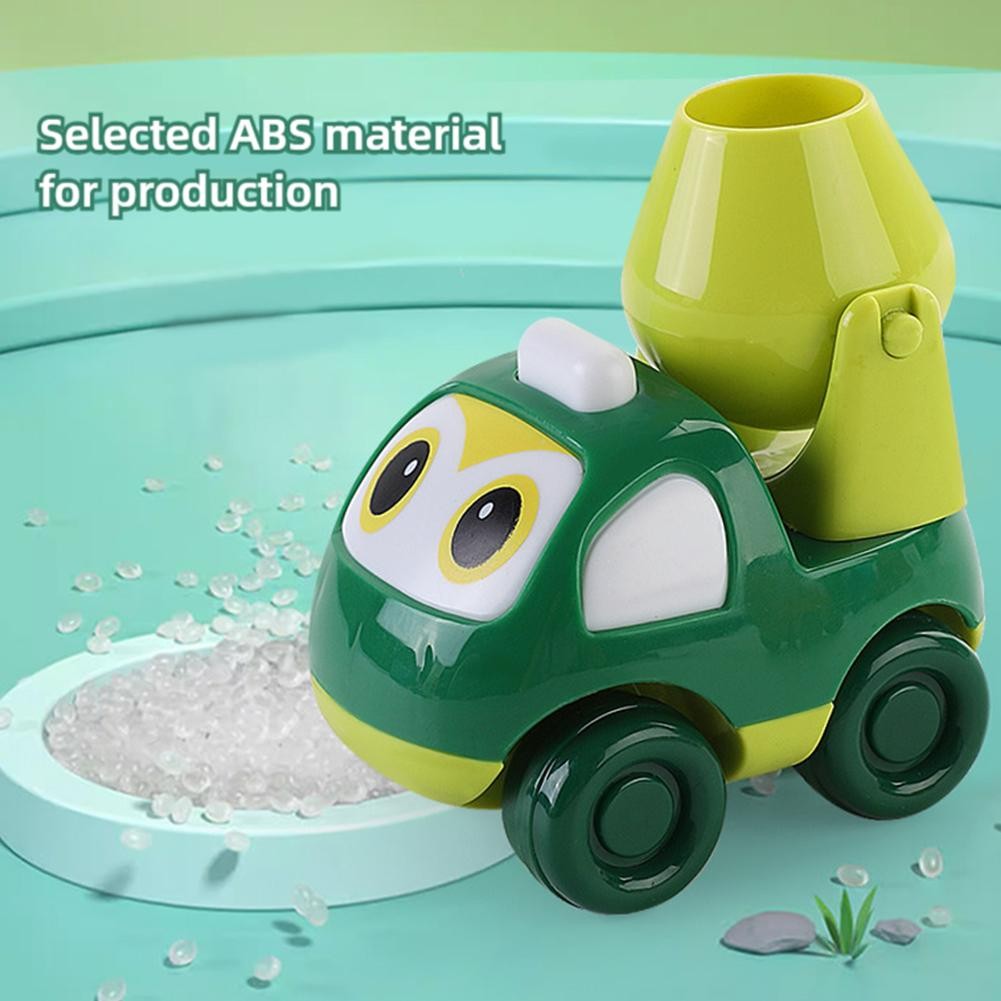 Children Toys Cartoon Kids Inertia Car Pull Back Engineering Vehicles ...