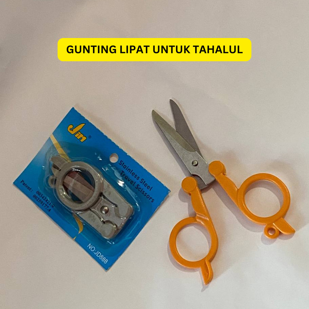 Gunting lipat umrah Kecil besi boleh lipat set Tahalul manicure ...